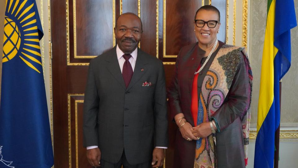 Commonwealth: Ali Bongo devise avec Patricia Scotland - Gabon Media Time